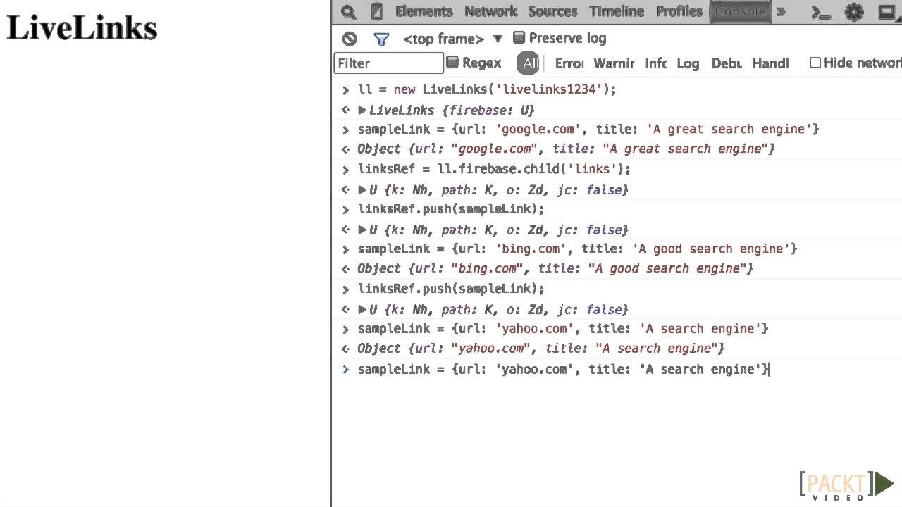 Learning Firebase: Adding and Retrieving Data | packtpub.com