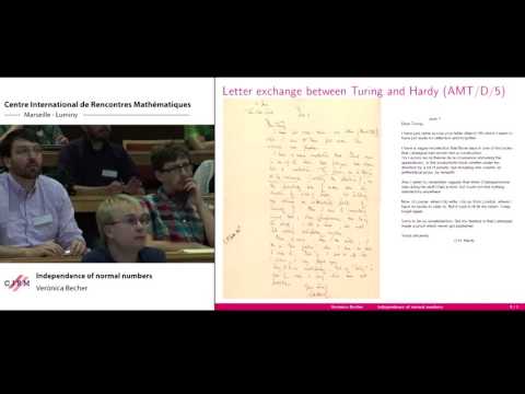 Verónica Becher:  Independence of normal words