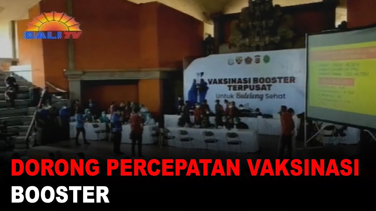 DORONG PERCEPATAN VAKSINASI BOOSTER