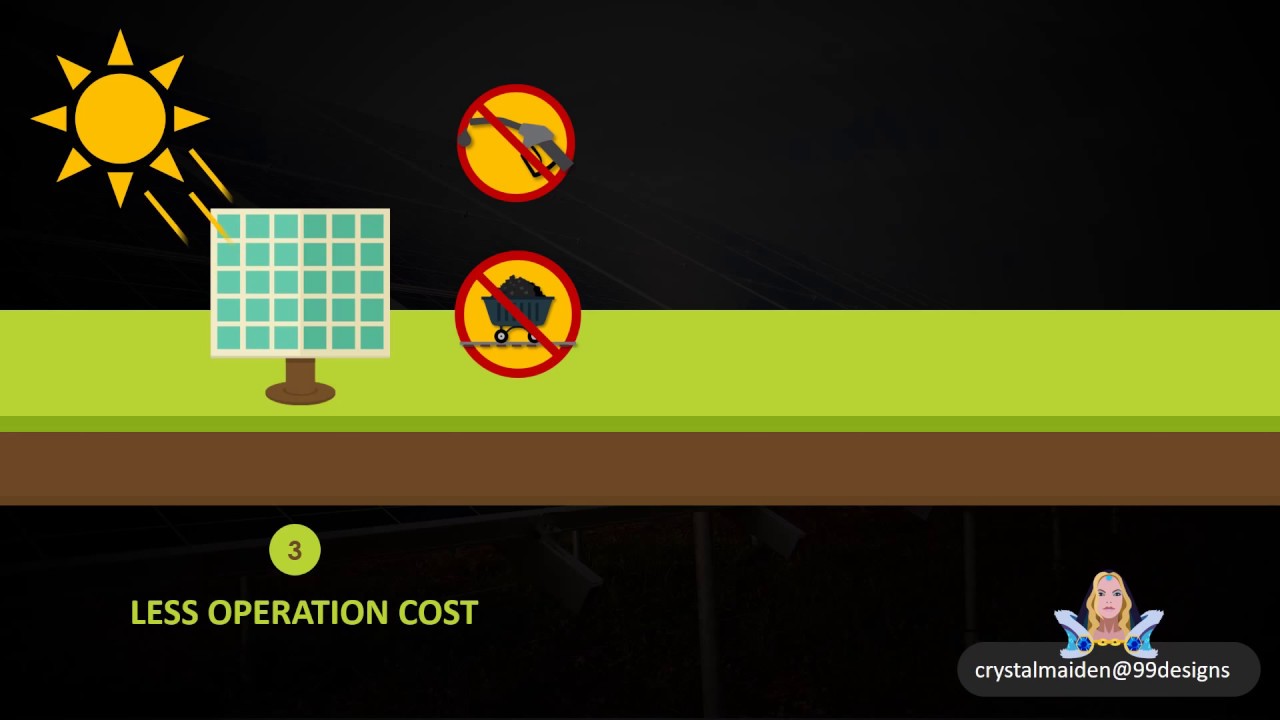 Powerpoint Potfolio Flat Green Energy