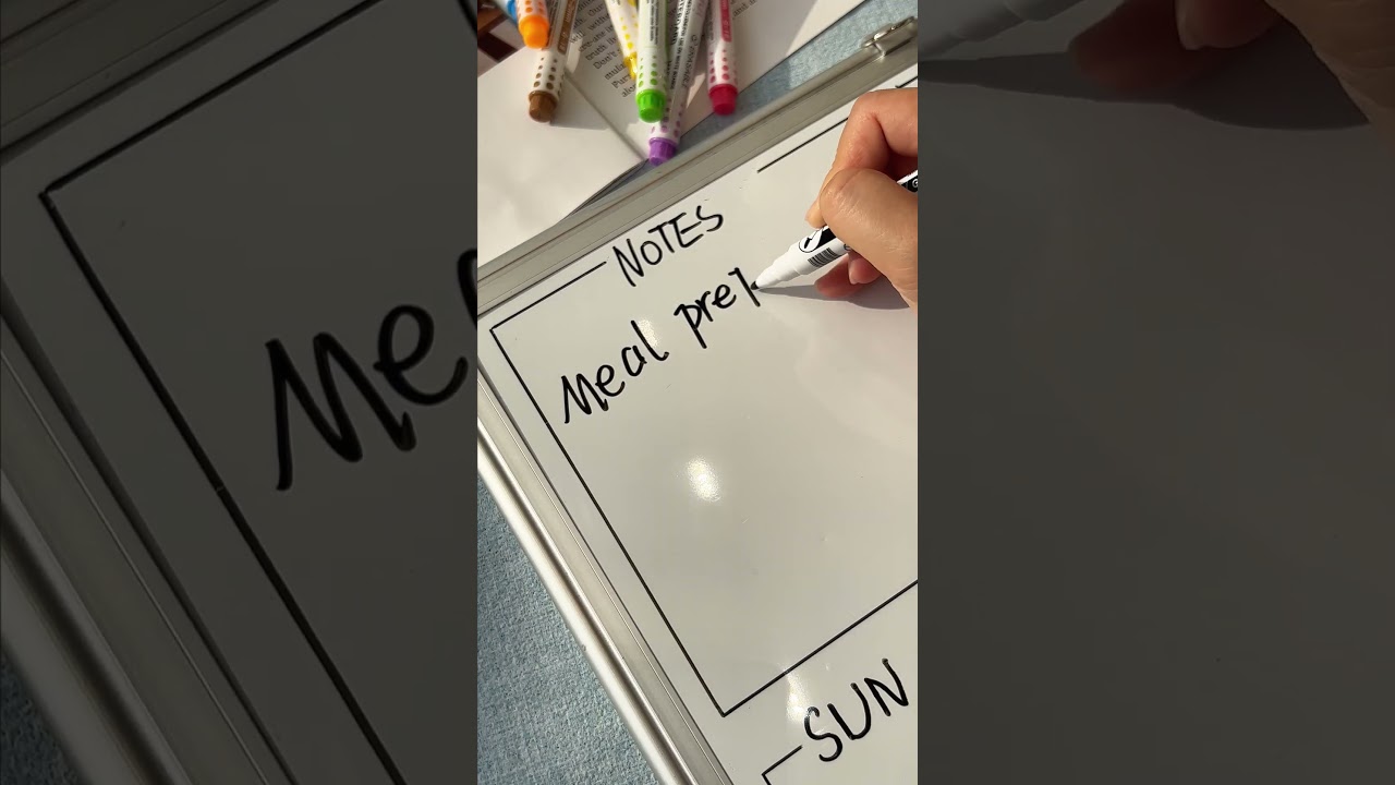 🚀 Not just a whiteboard—your roadmap to a productive week. #dryerase #dryeraseboard #whiteboard