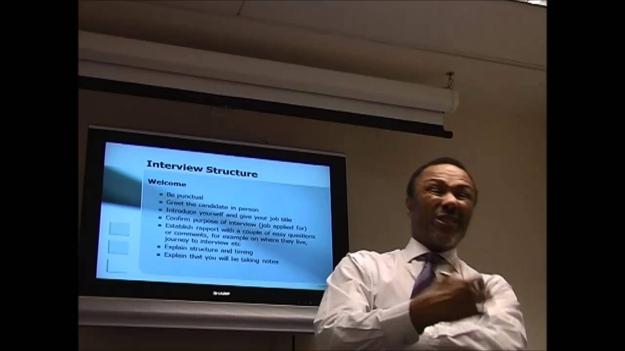 Interviewing skills - Interviewing structure - Part 1 Selection criteria and feedback