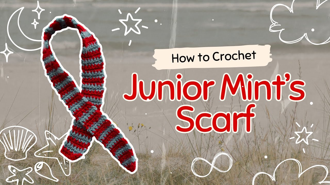 Crochet Junior Mint’s Scarf from TSITP | Beginner Crochet Tutorial