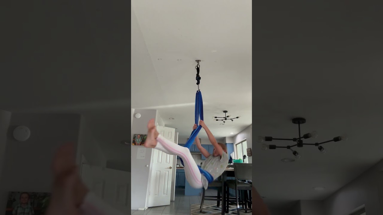 Aerial silks tutorial: pin drop￼