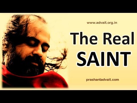 The Real Saint looks more like a heretic or a lunatic than a saint ...
