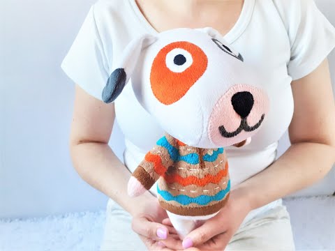 Bones the dog Animal Crossing toy. Custom plush