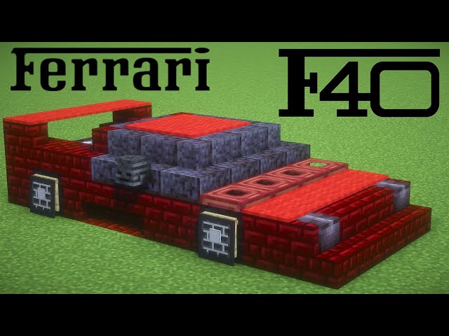 Ferrari F40 Minecraft Map