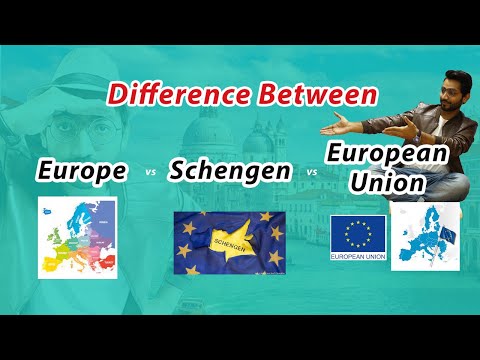Difference between Europe & Schengen. Europe vs Europe union vs EuroZone vs Schengen #shahbazsiddeeq