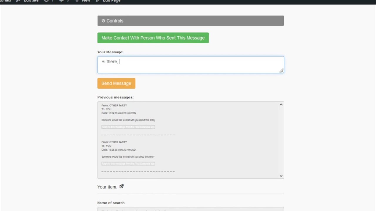 Dataflex Link - How contact messaging works