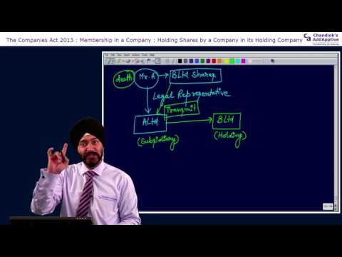 CA IPCC | The Companies Act, 2013 | Holding Shares by a Company in its Holding Company | CA Learning
