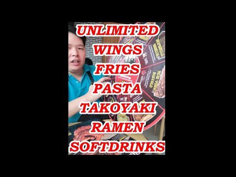₱499 UNLI Wings, Pasta, Takoyaki & More?! | Wingzilla in Tomas Morato!