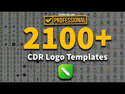 2100+ Professional Logo Templates In CDR Files |Sheri SK| |CDR Logo Download|