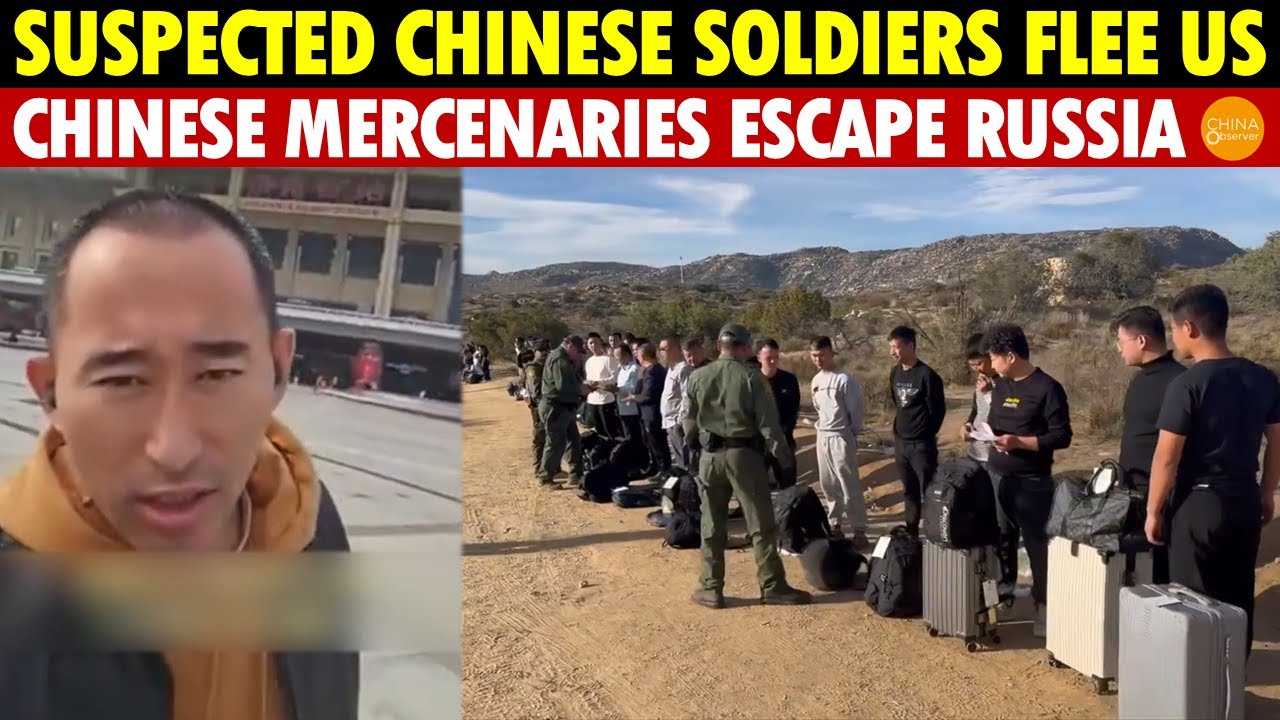 Suspected Chinese Soldiers Fleeing Back From the US, Chinese ...