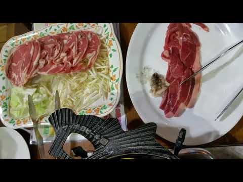 Jingisukan at Sapporo Beer Garden. Sapporo