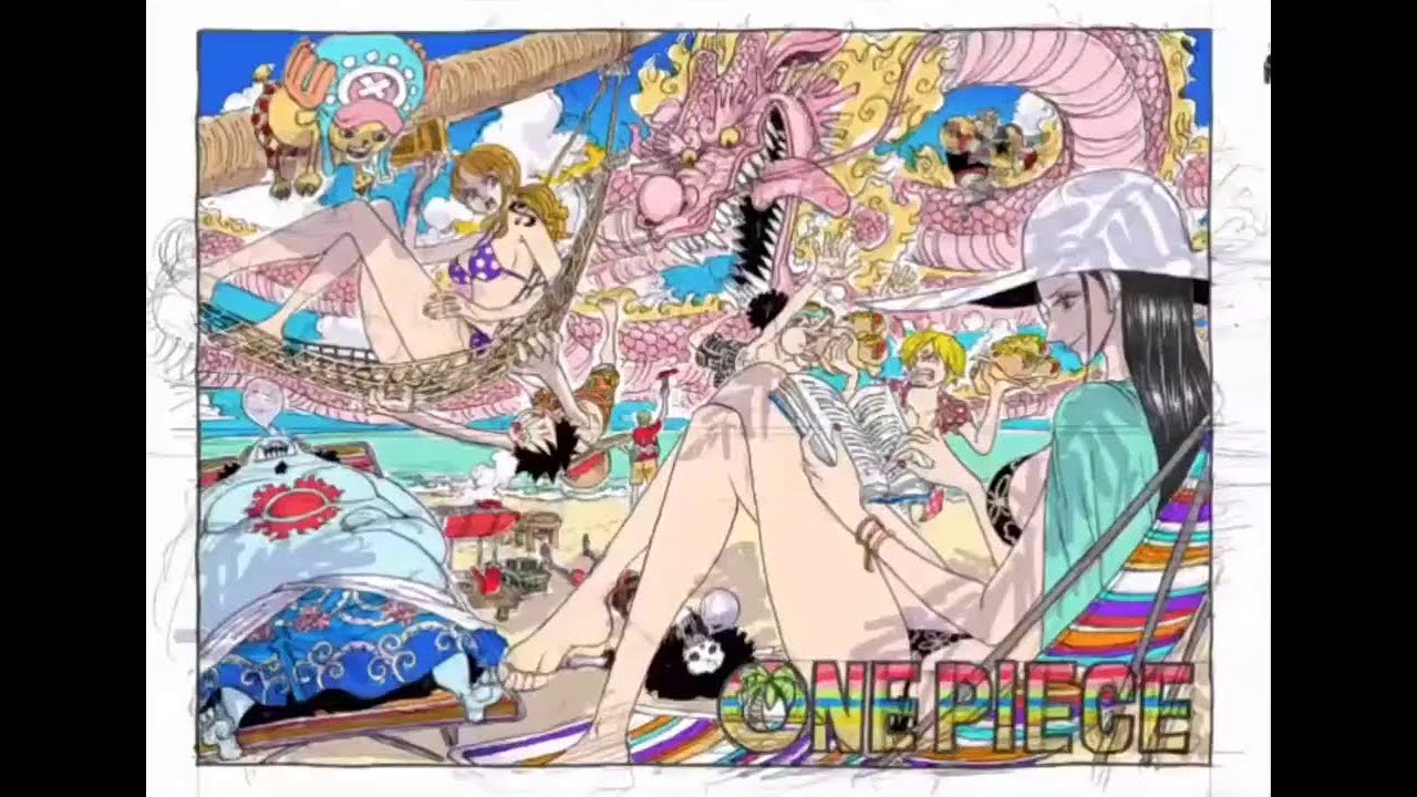 One Piece Manga chapter 1047 Color Spread creation!!