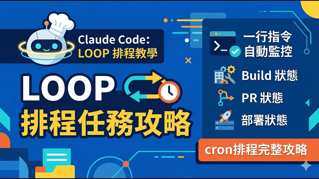 Claude Code 排程任务：/loop 指令自动监控部署、Build、PR | YAHA学堂