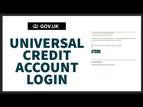 How to Login Universal Credit Account | Sign In Universal Credit Account Online Banking gov UK