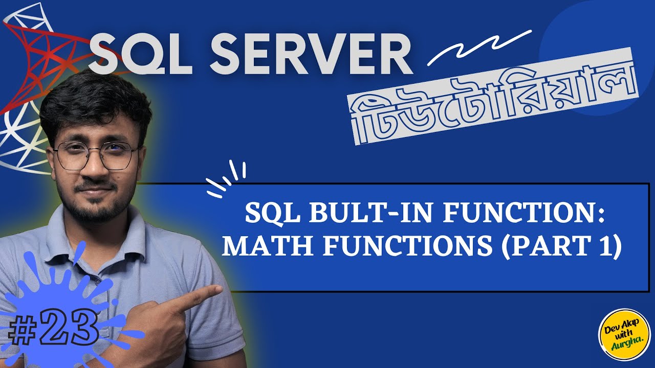SQL Math Functions (Part-1) | Built-in Functions | SQL Server For Beginners - #23