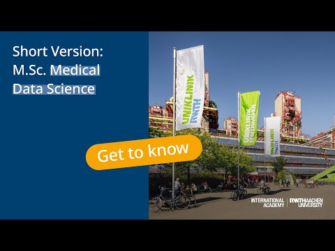 #dmeasparks Neuer Studiengang - Medical Data Science - RWTH Aachen
