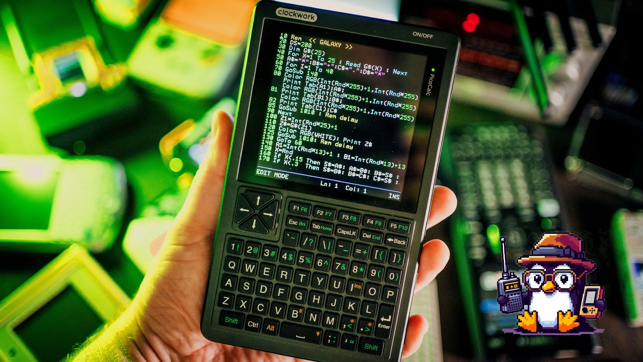 Excellent review video of the PicoCalc - PicoCalc - clockworkpi