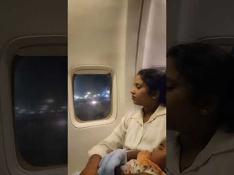 Flight travel with baby in tamil #tamilshorts #tamilnadu #tamilnews #tamilvlog #dubaitamil #shorts