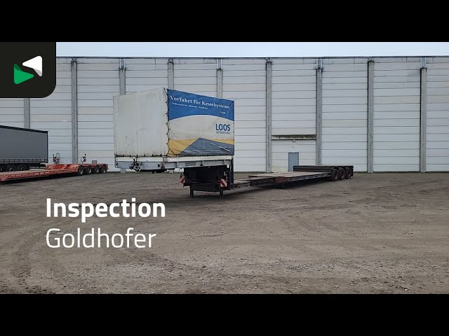 Goldhofer Low loader semi-trailer - BAS World