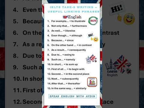 15 Linking Words That Will Boost Your IELTS Writing Fast!  #english  #ieltsvocabulary #ielts