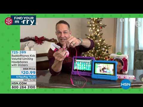 BuddyPhones Connect VolumeLimiting Wired Kids Headphones