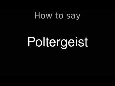 How to Pronounce correctly Poltergeist (Movie)