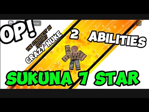 sukuna 7 star showcase meta Op nuke and 2 abilities (all star tower defense)