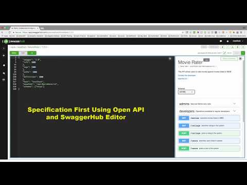 Specification First Using Open API and SwaggerHub Editor