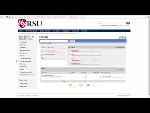 Navigating Coursework, Forums, Gradebook and Roster