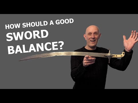 How should a good SWORD BALANCE?