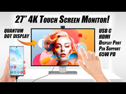 The BEST 27” 4K Touchscreen Quantum Dot IPS Monitor! 27P1U PRO