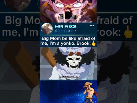 brook vs big mom| brook uses soul guitar #onepiece #otaku #brook #shorts