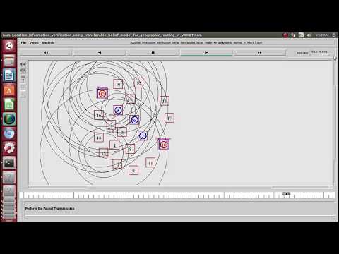 Geographic routing in vehicular ad hoc network simulation projects