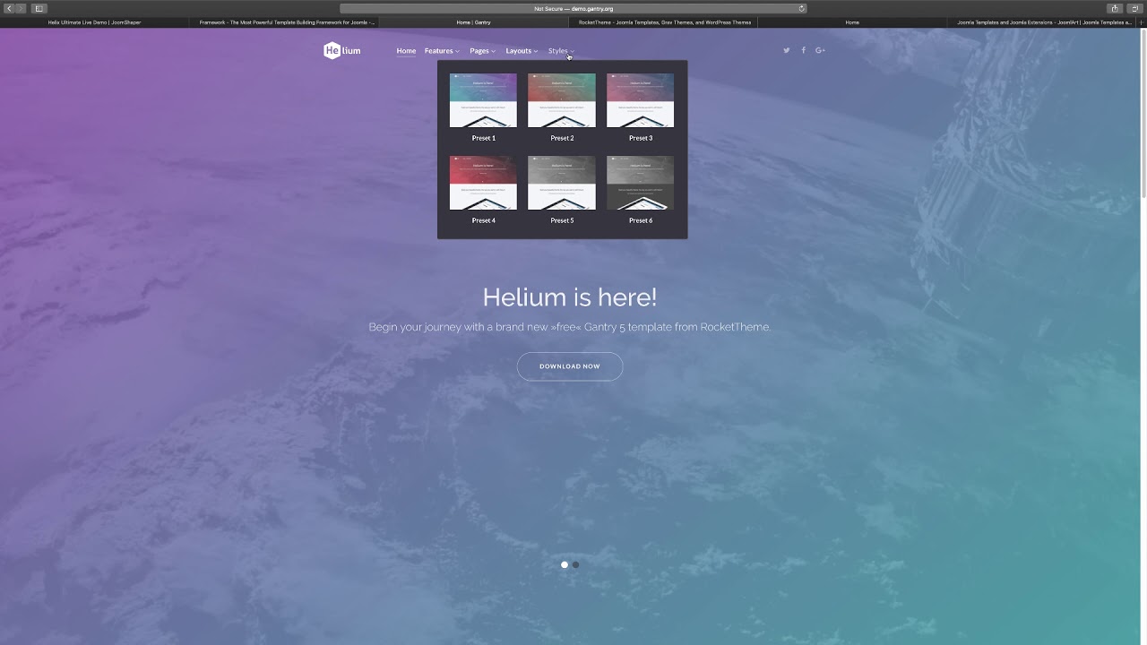 [Beginners] Joomla Frameworks Explained  - T4. Helix Ultimate.Gantry - Part 1