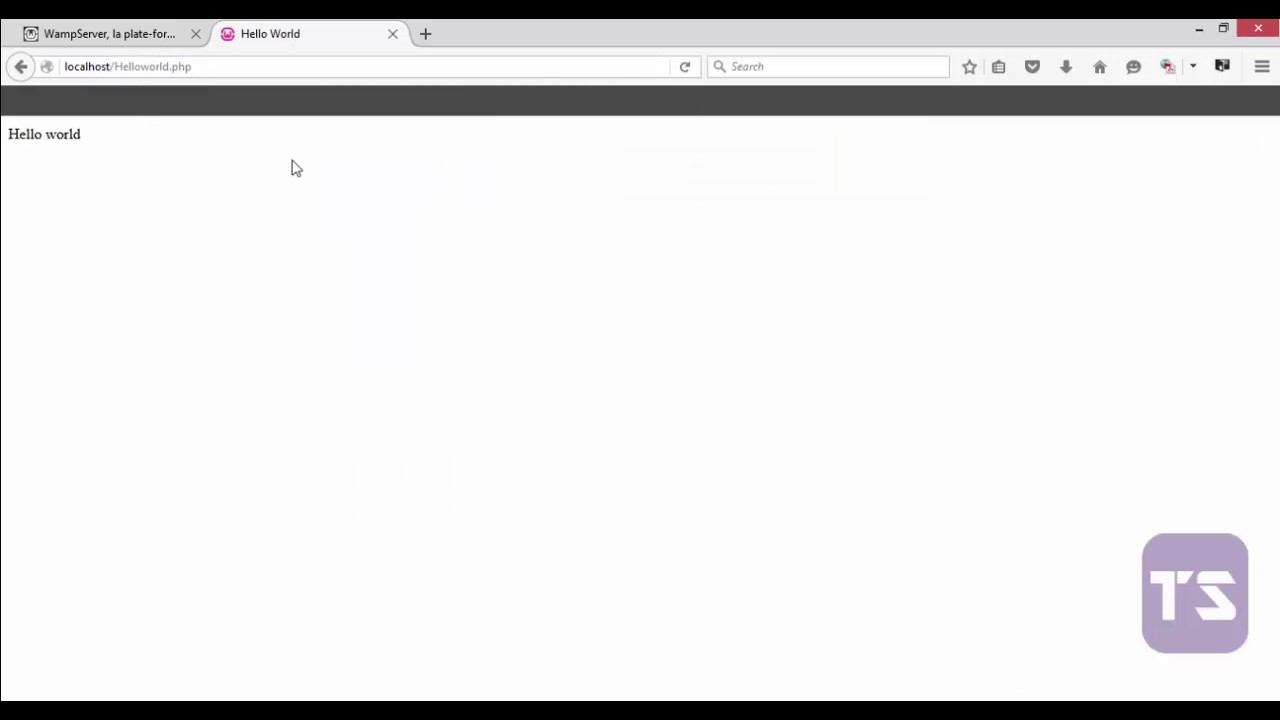 PHP Hello World - Lecture 3 (PHP Tutorial)