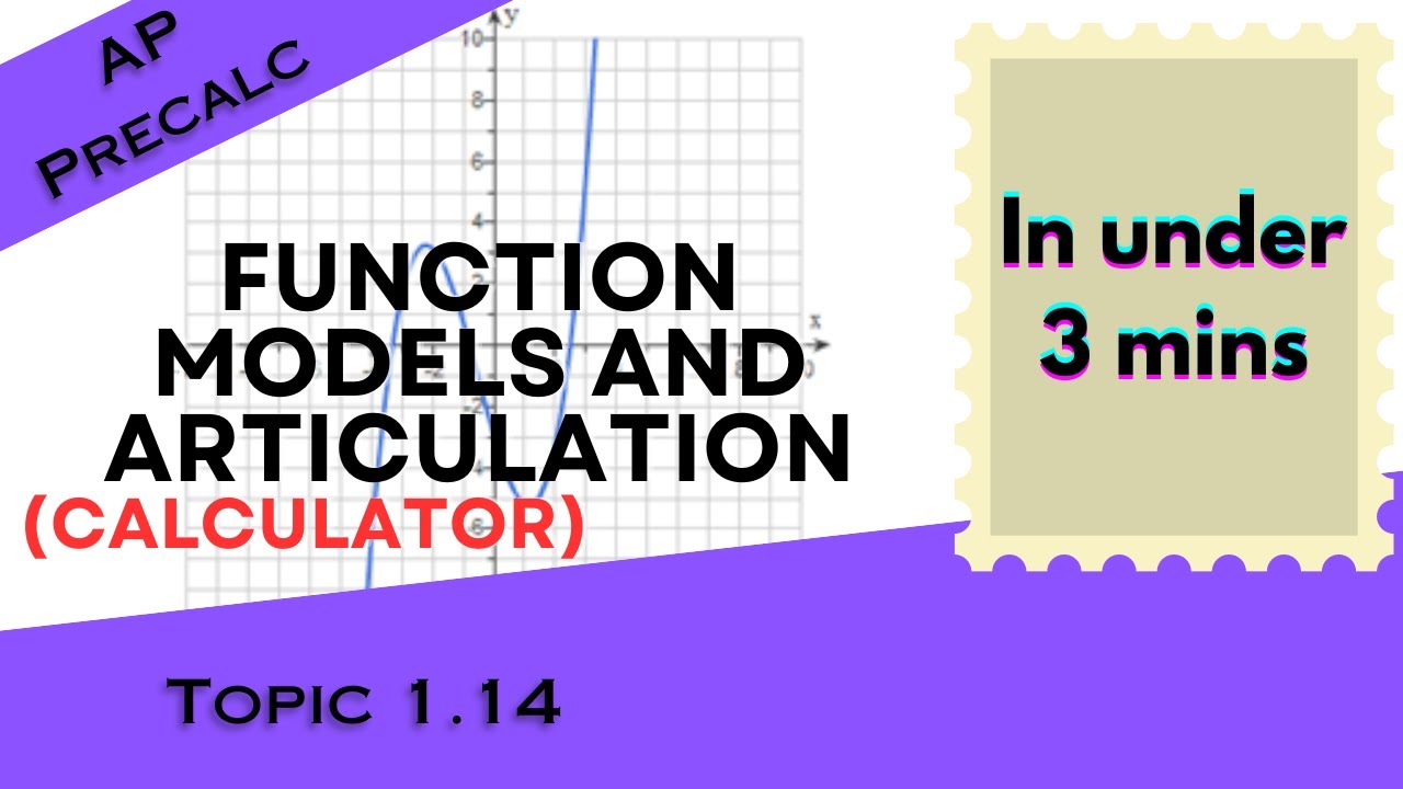 Calculator Use For Function Models in Under 3 mins (AP Precalculus Topic 1.14)