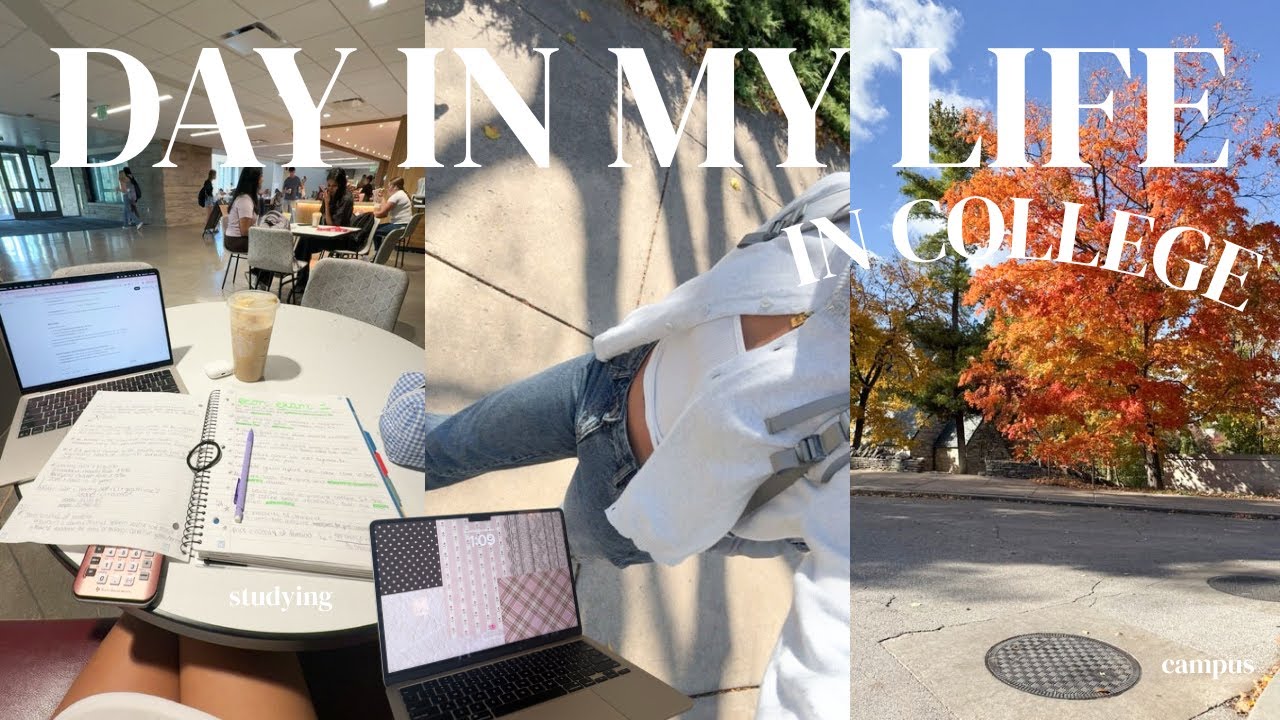 DAY IN MY LIFE IN COLLEGE | classes, homework, & dorm living