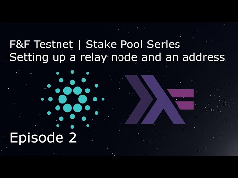 Setting Up A Relay Node And An Address Cardano Stake Pool Operators