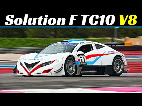 LS7 V-8-Powered Solution F TC10 French Race Car Sound Video