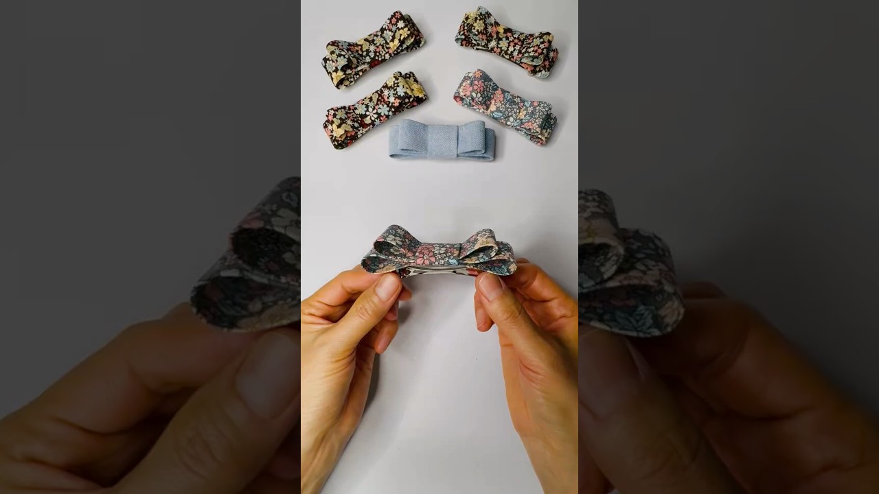 Why is this bow so FIRM? 🤔Super Easy DIY Fabric Bows #craftyideas #Ribbon Art & Crafts