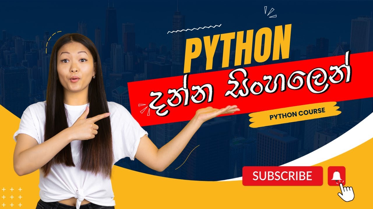 Python Tutorial - 01 | Python Introduction | Installing Python In Sinhala