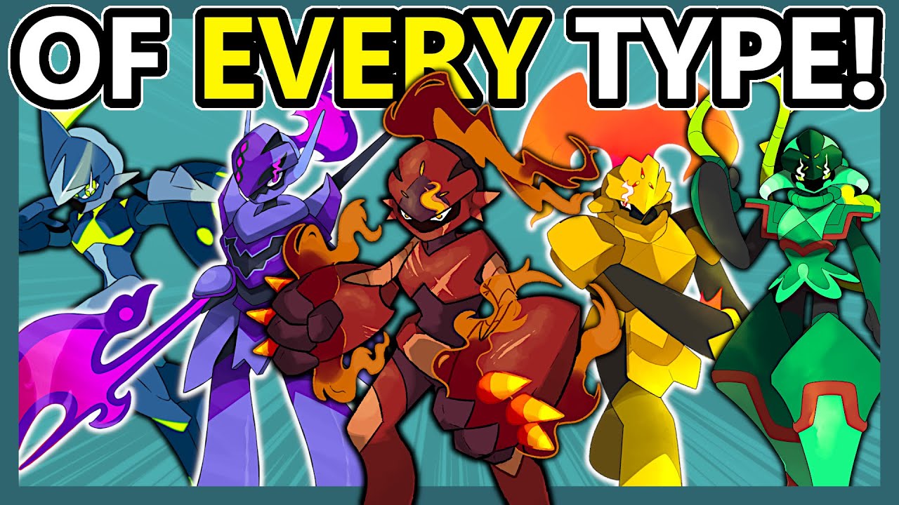 A Ceruledge/Armarouge of EVERY TYPE!