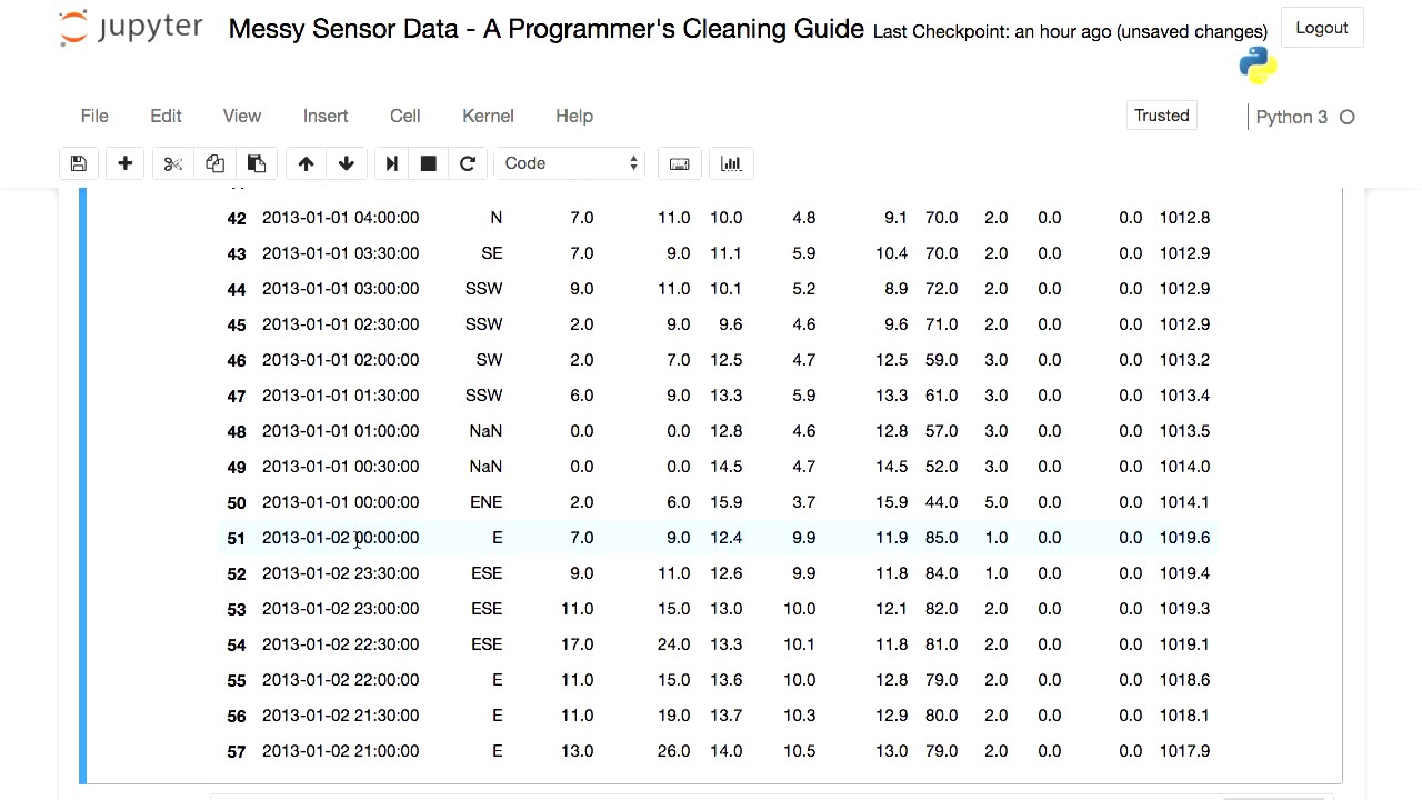 Messy Sensor Data: A Programmer’s Cleaning Guide