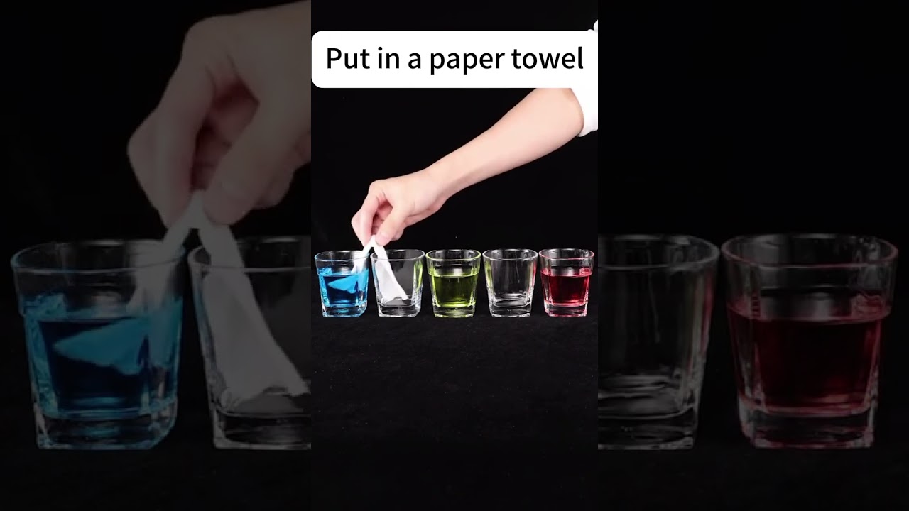 The Magical Water Color Experiment #waterexperiment #colorchange #sciencefun