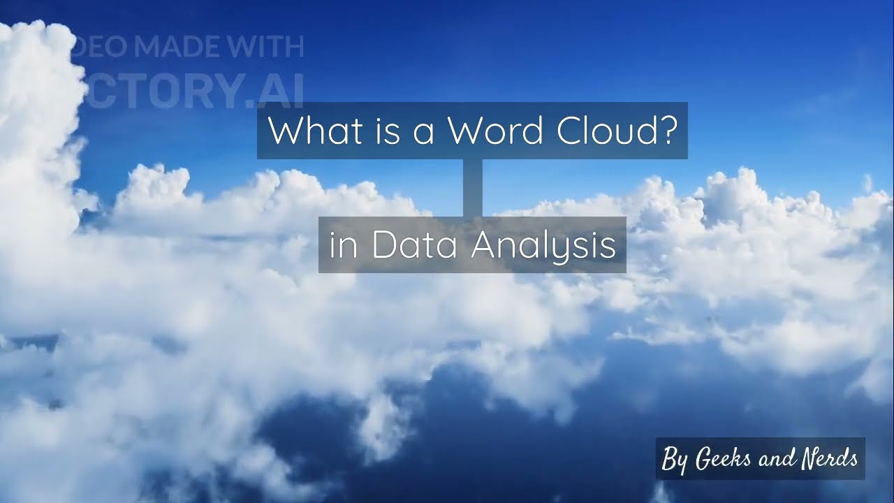 Data Analysis skills   Creating a Word Cloud using Python