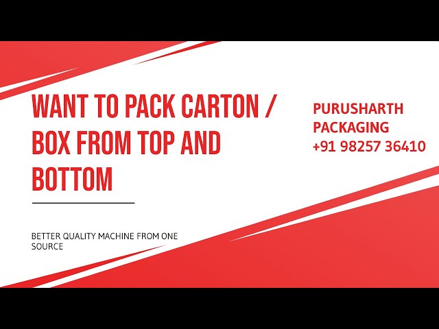 Tapping Machine - Corrugated Box Tapping Machine Manufacturer from Rajkot