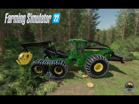 FS22🌲Logging🌲Pine forest🌲Part 2: Skidding Logs🌲John Deere 948L-II🌲